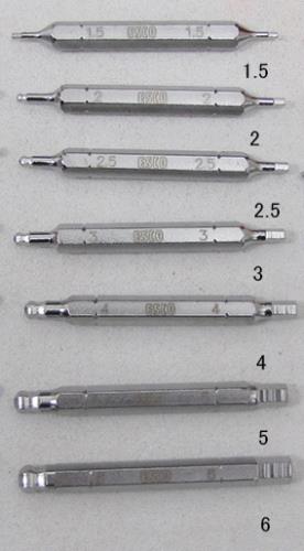 仕様：●六角シャンク:1/4”●サイズ:6mm●全長:65mm●マグネット付●ボールポイント付商品画像に関する注意事項：●画像に数字等の情報が入っている場合は、　品番末尾が対象商品の画像となります。