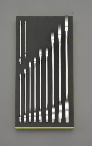 仕様：●メーカー:STAHLWILLE(スタビレー)●型番:TCS 10/11,6X7-34X36MM●〈セット内容〉:11点●トレーサイズ:175×350×82(H)mm●サイズ(mm):6×7、8×9、10×11、12×13、14×15...