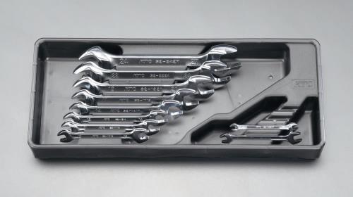 仕様：●メーカー:京都機械工具(KTC)●型番:TS210●材質:工具鋼●サイズ(mm):5.5×7・8×10・10×12・11×13・12×14・14×17・17×19・19×21・22×24・24×27●10本組●全長:102~253m...