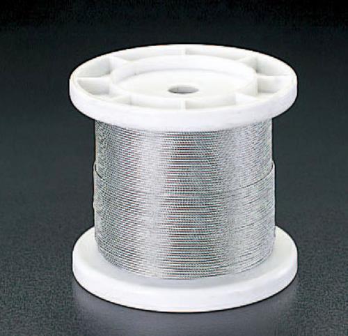 仕様：●材質:SUS304●長さ:200m巻●ワイヤー構成:7×7●ロープ径(線径):2mm●切断荷重:284kg●重量:3.4kg●使用荷重は切断荷重の1/6です。●ドラムの色は異なる場合があります。商品画像に関する注意事項：●画像に数字...