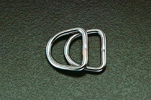 仕様：●材質:SUS304●仕上げ:鏡面研磨仕上●サイズD:4mm●サイズA:25mm●サイズB:22mm●使用荷重:40kg●入数:2個商品画像に関する注意事項：●※2個入※サイズ詳細はエスコ寸法図を参照下さい●画像に数字等の情報が入って...