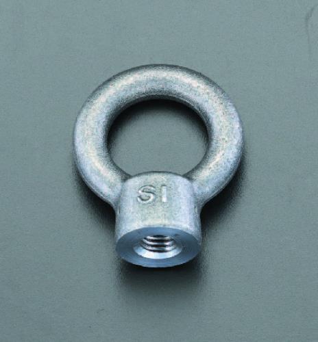 仕様：●材質:鉄(SS400)●ねじ径:M24●内径:50mm●線径:20mm●使用荷重:950kg●重量:850g●並目●日本製商品画像に関する注意事項：●画像に数字等の情報が入っている場合は、　品番末尾が対象商品の画像となります。