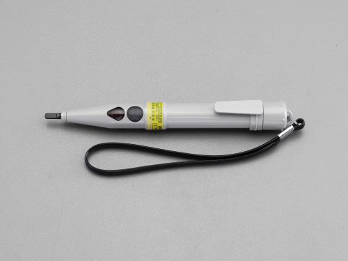 仕様：●メーカー:長谷川電機工業●型番:HSE-7G●検電範囲:AC60~7000V●電源:LR44×2個(付属)●全長:205mm●重量:55g●絶縁耐力:検知部と握り部間:AC20kV-1分間●漏洩電流:絶縁耐力時:0.5mA以下●使用...