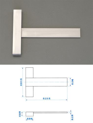 仕様：●メーカー:新潟精機●型番:TS-300●サイズ(mm):300×200●直角度(mm):±0.05●呼び寸法:300mm●長片全長:300mm●長片幅:35mm●長片厚:4mm●底面全長:200mm●底面幅:30mm●底面厚:18m...