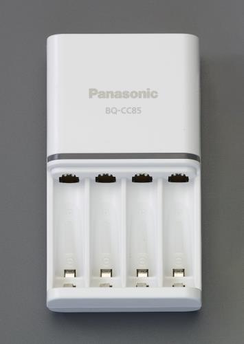 仕様：●メーカー:パナソニック(Panasonic)●型番:BQ-CC85●タイプ:急速充電器(海外対応)●サイズ:120×28×68mm●重量:約120g●充電可能本数:単3形1~4本、単4形1~4本、あわせて4本まで充電可能(単3形、単...