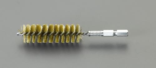 仕様：●軸径:1/4”(6.35mm)●ブラシ長:60mm●全長:115mm●最大回転数:1,200rpm●材質:真鍮●ブラシサイズ:外径:10mm、線径:0.15mm商品画像に関する注意事項：●※画像はEA819BL-324です。●画像に...