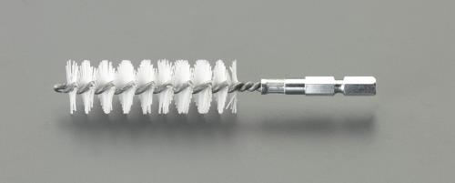 仕様：●軸径:1/4”(6.35mm)●ブラシ長:60mm●全長:115mm●最大回転数:1,200rpm●材質:ナイロン●ブラシサイズ:外径:16mm、線径:0.5mm商品画像に関する注意事項：●※画像はEA819BL-334です。●画像...