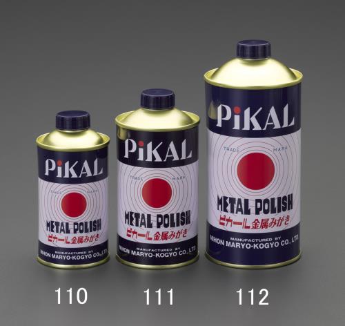 仕様：●メーカー:日本磨料工業(PIKAL)●型番:11100●商品名:ピカール液●用途:ドアノブ、金属食器、金属仏具、アルミ、ステンレス、家庭用金物、真鍮、銅及びゴルフクラブ、自動車バイク等の金属部分●内容量:180g●液性:弱アルカリ性...