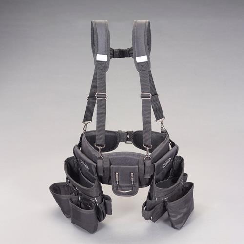 仕様：●サイズ(mm):800×80×350(H)●ベルト幅:50mm●ベルト長:1168mm●ポケット数:24個●材質:ポリエステル(600デニール)●ハンマーホルダー付●170mm幅ベルトサポーター付商品画像に関する注意事項：●画像に数...