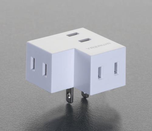 仕様：●メーカー:ヤザワコーポレーション●型番:Y02FSU300WH●コンセント:2P×3口●定格:15A・125V(1500W)●サイズ:45(W)×25(D)×45(H)mm●本体重量:40g●プラグは、ホコリや湿気によって発生するト...