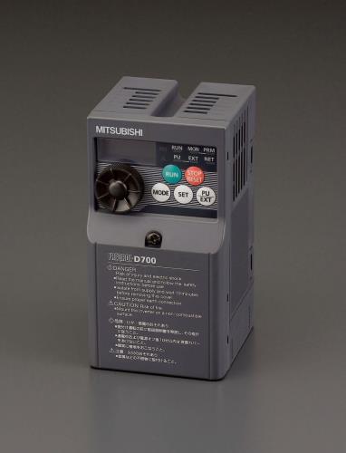 仕様：●メーカー:三菱電機●型番:FR-D720-5.5K●モーター容量:5.5kw●定格出力容量:9.5kVA●定格出力電流:23.8A●出力電圧:三相:200~240V●定格入力電圧:三相:200~240V(50/60Hz)●保護構造:...