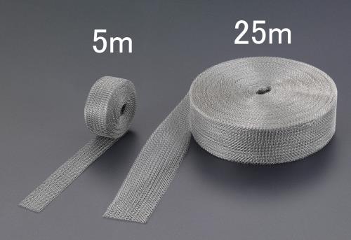仕様：●用途:コンピュータ及び周辺装置・医療用電子機器・計測機器等のシールドに適しています。●幅:35mm●長さ:5m●材質:錫メッキ軟銅線●銅線直径:0.12mm●極細錫メッキ軟銅線をメリアス袋状に編み上げたメッシュテープで、耐蝕・屈曲・...