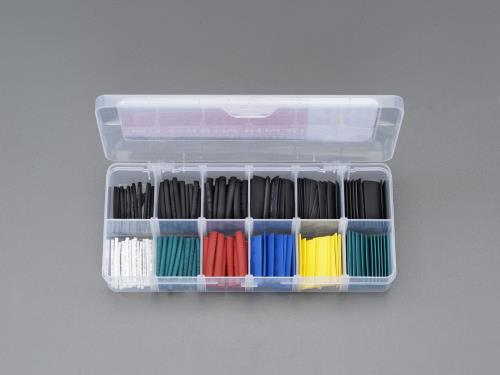 仕様：●収縮前内径:φ2×45mm(黒・白)φ3.5×45mm(黒・緑)φ5×45mm(黒・赤)φ7×45mm(黒・青)φ8×45mm(黒・黄)φ9×45mm(黒・緑)●収縮率:50%(2:1)●全長:45mm●材質:ポリエチレン●耐電圧:...