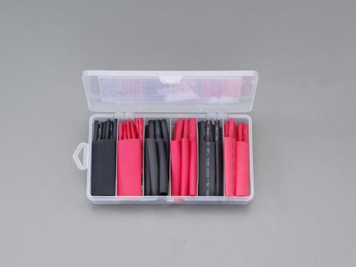 仕様：●収縮前内径:φ3.2mm(黒・赤 各18本)φ4.8mm(黒・赤 各10本)φ6.4mm(黒・赤 各6本)φ9.5mm(黒・赤 各3本)φ12.7mm(黒・赤 各2本)φ19.1mm(黒・赤 各1本)●収縮率:33%(3:1)●全長...
