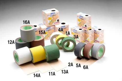 仕様：●幅:50mm●長さ:5m●厚み:0.8mm●色:黄色●材質:砥粒、アルミ、アクリル粘着剤、剥離紙●粒度:#50相当●一般ビル・工場屋内外の階段などに。バス・フォークリフト・航空機などのステップに●建設現場など高所作業の足場に●ビル出...
