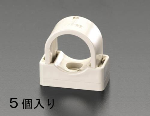 仕様：●メーカー:未来工業●型番:SVE-16J●適合:VE16●適合管径:φ22mm●ねじ穴径:5mm●カラー:ベージュ●材質:PVC●入数:5個●VE管を壁面より浮かせて固定できます。●スペーサー(5mm)付き●スペーサーを重ね合わせて...