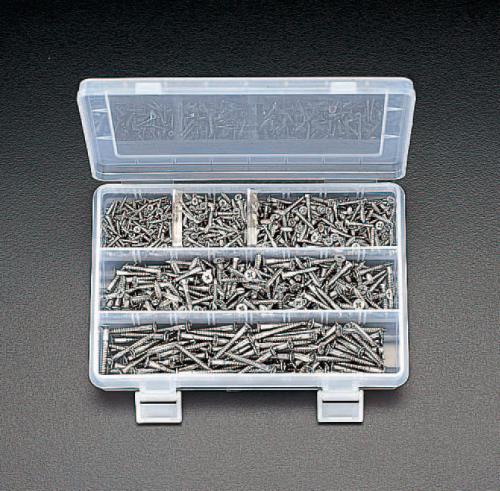 仕様：●:サイズ(入数):2.4×13mm(200)2.7×16mm(200)3.1×20mm(200)3.8×25mm(200)4.1×38mm(100)●材質:ステンレス●頭形状:(+)皿頭●ケースサイズ:207×145×40mm商品画...