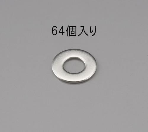仕様：●材質:ステンレス(SUS304)●内径×外径×厚み:3×8×0.5mm●入数:64個商品画像に関する注意事項：●画像に数字等の情報が入っている場合は、　品番末尾が対象商品の画像となります。