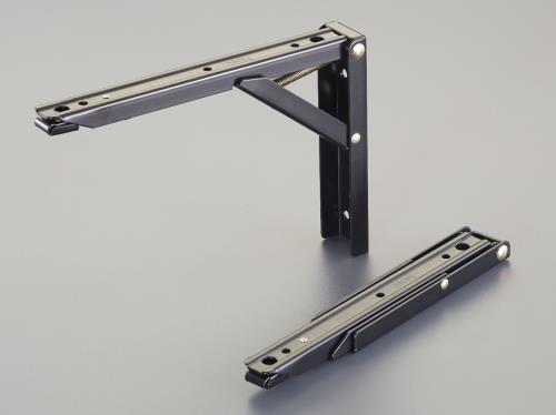 仕様：●材質:スチール●仕上げ:ブラック塗装●長さ(A×B):198×135mm●幅:31mm●厚み:C:14mm、D:12mm●穴数:9●穴径:4mm●耐荷重:40kg(2本あたり)●付属品:取付ビス(トラスタッピング3.5×15mm×6...