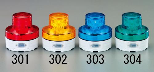 仕様：●メーカー:日動工業●型番:NU-AY●電源:単3電池2本(付属)●光源:LED球 8灯●サイズ:φ76×75mm●重量:約160g(本体のみ)●防水規格(IP値):IP55●色:黄●連続使用時間:回転時:400時間、点滅時:500時...