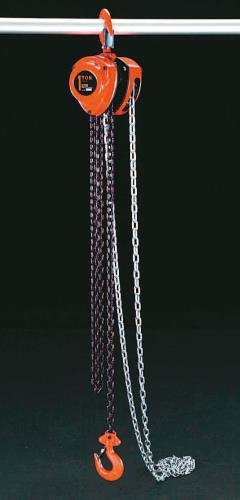 仕様：●メーカー:スリーエッチ●型番:R-CB1TON●定格荷重(t):1●揚程(m):2.5●重量(kg):10.5●手巻力量:28kg●フック口開き:30mm●チェーン寸法:6mm×18●小型、軽量です。●主軸受部にはニードルベアリング...