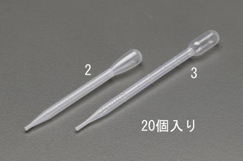 仕様：●メーカー:瑞穂化成工業●型番:2182●容量:2ml●サイズ:φ3×132mm●重量(1個あたり):2.3g●1目盛:0.1ml●材質:ポリエチレン●入数:20個●目盛付商品画像に関する注意事項：●画像に数字等の情報が入っている場合...