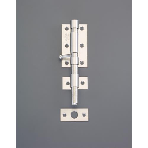 仕様：●全長:100mm●取付穴径:φ4.5穴、φ7皿●サイズ(mm):L1:55、L2:25、D:φ9、W:42、W1:16、P:41、P1:28、P2:28、H:24●材質:ステンレス(SUS304)●バレル研磨仕上●取付ねじあり皿木ネ...