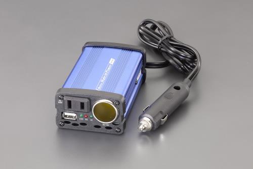 仕様：●メーカー:大自工業(Meltec)●型番:SIV-80●入力電圧:DC12V●出力電圧:AC100V●定格出力:80W●最大瞬間出力:100W●変換効率:75%●出力波形:矩形波●出力周波数:55Hz●USB端子付:1ポート(USB...
