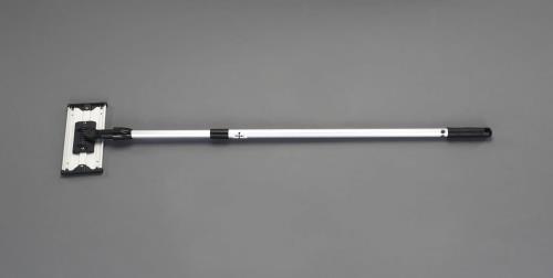 仕様：●ヘッドサイズ:230×110mm●全長:980~1600mm●材質:アルミ・ポリプロピレン●小型で狭い場所や階段に最適。●裏面は強力ナイロンマジックテープを使用しているので、モップの取り外しが簡単にできます。●モップ、たわしはEA9...