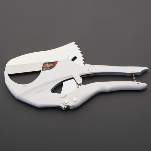 仕様：●切断能力:φ63mm(VP50)●全長:260mm●刃長(mm):65●材質:本体:アルミ合金、鉄、鋼ブレード:特殊工具鋼●重量(g):480●女性の握力(約20kg)でもVP50を切断できます。●バネの力で刃をオープンさせるため、...