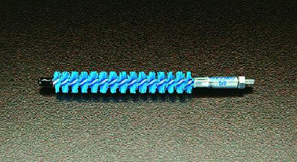 仕様：●ブラシ材質:ナイロン●接続ねじ:1/4”-28●重量:32g●適応パイプ内径:15.9mm(5/8”)●全長:160mm●ブラシ部分:100mm●EA115GA-1~-26のシャフトに取り付けて使用して下さい。●軟らかいスケールの除...