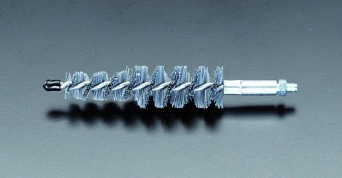 仕様：●全長:167mm●ブラシ部分:100mm●接続ねじ:1/4”-28●適応パイプ内径:15.9mm(5/8”)●ブラシ材質:樹脂●EA115GA-1~-26のシャフトに取り付けて使用して下さい。●ストレートスチールパイプ用●研磨、クリ...