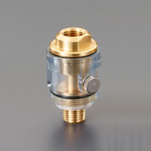 仕様：●取付ねじ:R1/4×Rc1/4”●重量:40g●オイル部分の容量:5ml●使用圧力:0.5~0.8MPa●材質:ボディ:銅タンク:樹脂注入ノブ:スチール商品画像に関する注意事項：●画像に数字等の情報が入っている場合は、　品番末尾が対...