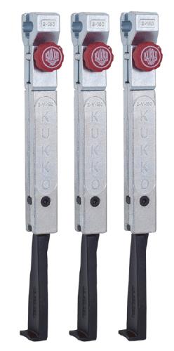 仕様：●メーカー:KUKKO(クッコ)●型番:2-303-S●アーム長:300mm●爪の厚み:4.5mm●適用プーラー:EA500BG-160、EA500BG-200●重量:3.75kg●入数:3本組●3本爪差し替え用アーム商品画像に関する...