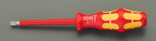 仕様：●メーカー:Wera●型番:006381●商品名:162i●サイズ:#2●軸長(mm):100●ハンドル長(mm):105●材質:合金鋼●1000V絶縁●+ネジと-ネジがまわせる兼用タイプ。●プラスマイナスは、主に配電盤等の電機用品に...