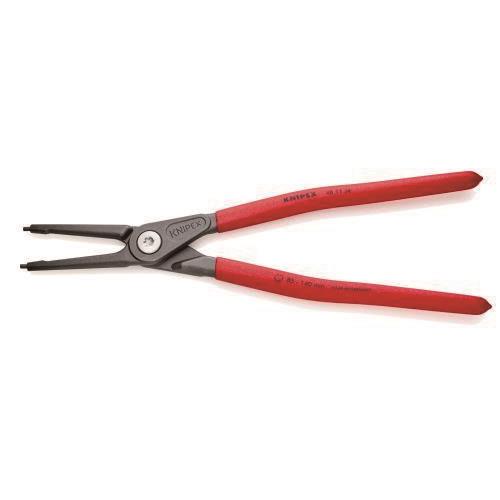 仕様：●メーカー:KNIPEX(クニペックス)●型番:4811J4●リング径:85~140mm●全長:320mm●先端径:φ3.2mm●先端形状:ストレート●穴用●狭所での作業に便利なスリムなヘッド形状●ハンドルは滑りにくい樹脂コーティング...