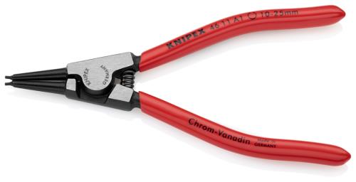 仕様：●メーカー:KNIPEX(クニペックス)●型番:4611A1●リング径:10~25mm●全長:140mm●先端径:φ1.3mm●重量(g):86●最大開口幅(mm):20●ストレート●研磨仕上げ●安定した先端部で滑りません。商品画像に...