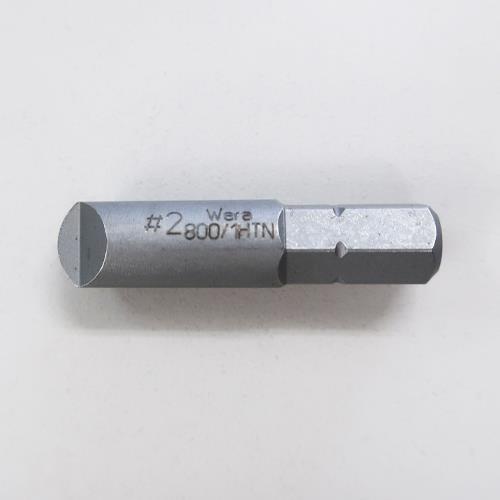 仕様：●メーカー:Wera●型番:055951●商品名:800/1HTN●六角シャンク:1/4”●サイズ:2●幅:7.50mm●厚さ:1.5mm●全長:32mm●高トルクネジ用ビット、1/4"六角差し込み付き。●鍛造鋼製商品画像に関する注意...