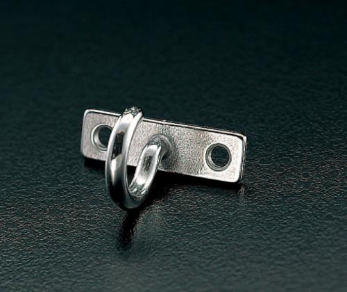 仕様：●奥行×高さ:32×25mm●幅:40mm●開口:10mm●使用荷重:15kg●穴径:5mm●サイズ(mm):D:5、L:12、W1:40、S1:10●重量:18g●材質:SUS304●バレル研磨仕上げ●取付ねじ無し商品画像に関する注...