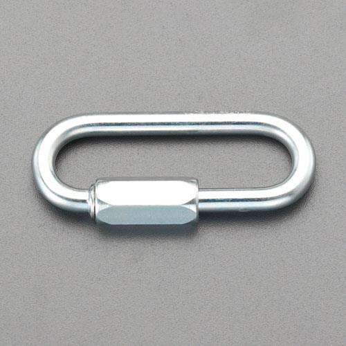 仕様：●材質:スチール(亜鉛メッキ)●線径:3.5mm●内寸:39×10mm●口の開き:10mm●使用荷重:90kg●サイズ(mm):A:3.5、B:39、C:10、D:10●重量:10.2g●ナットの開閉がスムーズで、取付けやすい。商品画...