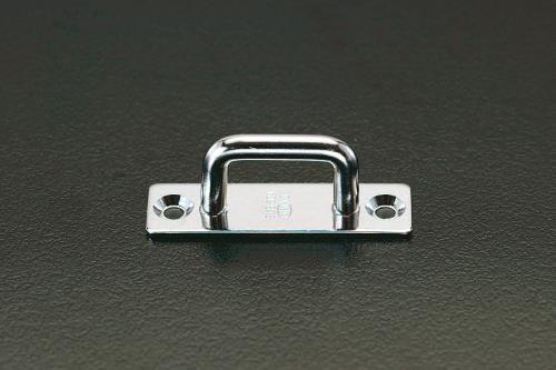 仕様：●サイズ(mm):D:8、A:24、B1:80、B2:65、H:25、h:14、W:34、d:5.2、T:3●口幅:34mm●使用荷重:30kg●材質:SUS304●穴径:5.2mm●重量:68g●取付ねじ無し商品画像に関する注意事項...