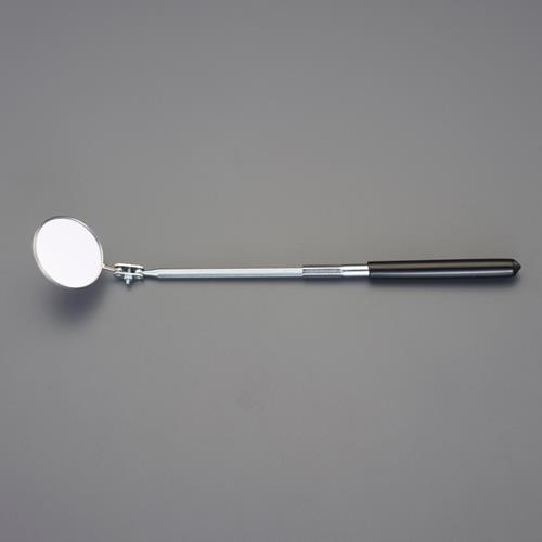 仕様：●倍率:等倍●ミラー径:φ57mm●全長:257~359mm●ハンドル径:φ13mm●材質:シャフト:バネ鋼メッキ、ミラー:ガラスミラー受部:ステンレス、ビニール製絶縁グリップ●重量:90g●使用中に回転しない六角軸採用●高所など目視...