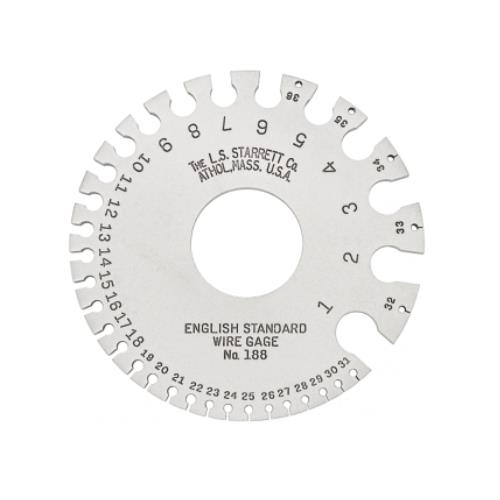 仕様：●サイズ:φ81mm●測定範囲:BWG#36~#1(0.1~7.62mm)●材質:鉄製●サテン仕上げが施されているため、光の反射を抑え、読み取りやすくなっています。●焼入れ処理後、厳格な検査を受けています。商品画像に関する注意事項：●...