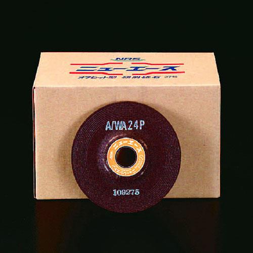 仕様：●メーカー:ニューレジストン(NRS)●型番:NA1256A36P●メーカー商品名:ニューエース●用途:一般鋼のバリ取り、ビード取りに●対応切削材:一般鋼●外径:125mm●厚み:6mm●穴径:22mm●砥粒:A/WA●粒度:#36●...