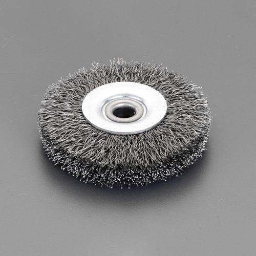 仕様：●メーカー:錦●型番:WA-123A3●外径:125mm●穴径:13mm●線径:0.3mm●毛丈:16mm●砥石径:30mm●最大回転数:6,000rpm●材質:硬鋼線 波形●ホイル型●電動・空気工具共用商品画像に関する注意事項：●画...