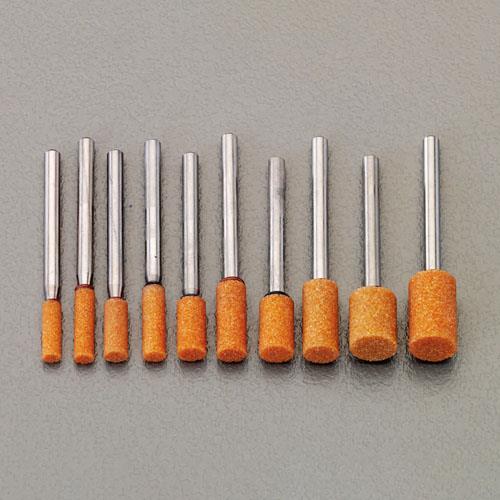 仕様：●:10本組セット粒度:#60×6本粒度:#80×4本●軸径:3mm●サイズ(mm):粒度#80:φ3×10、φ3×13、φ4×10、φ4×13粒度#60:φ5×10、φ5×13、φ6×10、φ6×13、φ8×10、φ8×13(各1本...