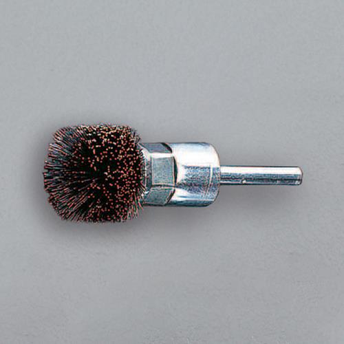 仕様：●直径:20mm●線径:0.3mm●毛丈:15mm●最大回転数:2,000rpm●軸径:6mm●全長:65mm●材質:スチール●円形内径、底部等の研磨に最適●狭所タイプ●金属の持つ腰の強さや直線性を利用して底・溝・角部をブラッシングで...