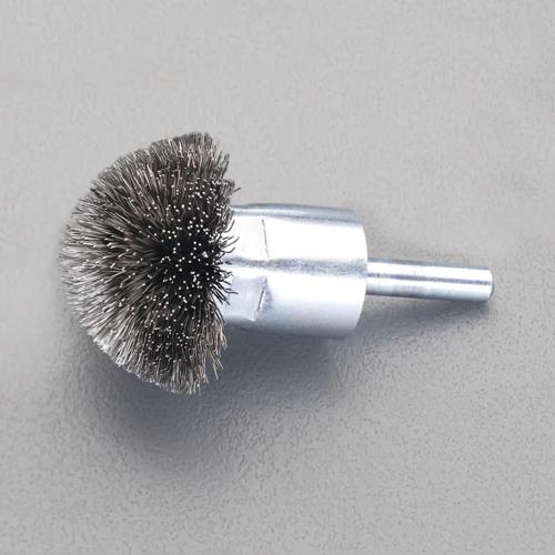 仕様：●メーカー:錦●型番:SM-030S3●外径:30mm●軸径:6mm●軸長:25mm●線径:0.3mm●金具径:18mm●毛丈:15mm●全長:65mm(±3mm)●最大回転数:6,000rpm●材質:ステンレス線 波形●傘型●シャン...