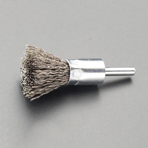 仕様：●メーカー:錦●型番:SE-010F2●外径:10mm●軸径:6mm●軸長:25mm●線径:0.27mm●金具径:10mm●毛丈:25mm●全長:70mm(±3mm)●最大回転数:6,000rpm●材質:ステンレス線 ヨリ形●エンド型...