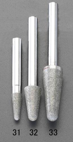 仕様：●刃径:10mm●刃長:19mm●全長:65mm●軸径:6.0mm●砥粒:ダイヤモンドパウダー(D126)●粒度:#140●ブランク材:クロムモリブデン鋼●電着タイプ●切れ味が良く、ダイヤが長持ちします。商品画像に関する注意事項：●画...